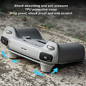 Qinlorgo Rocker Joystick Protector, 1:1 Lightweight Open Model Drone Joystick Protective Cover for Real Machine Soft for Drone Accessories