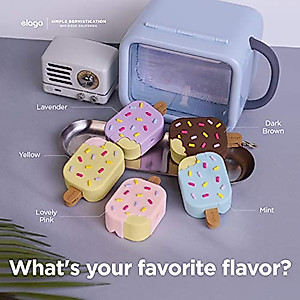 elago Ice Cream AirPods Pro Case with Keychain Designed for Apple AirPods PRO Case (Blueberry)