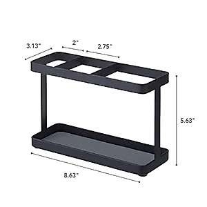 Yamazaki Home Haircare Appliances Holder | Steel | Hair Care, One Size, Black