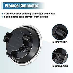 X AUTOHAUX 4-Wheel Drive 4WD Front Differential Vacuum Actuator 25031740 for Chevrolet S10 Blazer 1983-2005 for GMC S15 Jimmy Sonoma 1983-2004 for Pontiac 6000 1988-1990 Car Vacuum Actuator