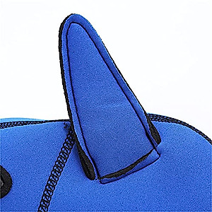 OnundOn Doggy Mask Halloween Hood Puppy Mask for Cosplays Masquerade (Blue)