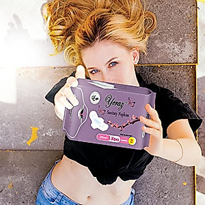 Em Yeraz Women Sanitary Pads, Ultra-Thin, Fast Absorbency with Wings, Size 5, 30 Count, Day use