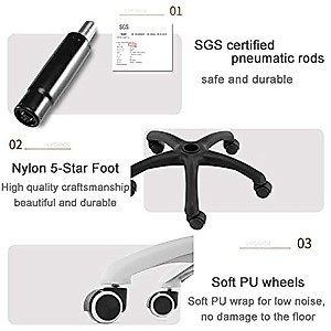 ECBETCR Chair Velvet Office Chair Adjustable Height, Executive Computer Desk Chair Comfort and Ergonomic Design for Lumbar Support, Pink, Blue, Grey, Yellow