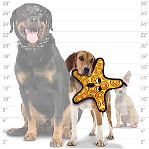 TUFFY - World's Tuffest Soft Dog Toy - Ocean Larry Lobster -Squeakers - Multiple Layers. Made Durable, Strong & Tough. Interactive Play (Tug, Toss & Fetch). Machine Washable & Floats. (Combo Pack)