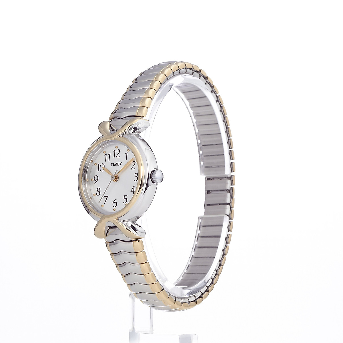 Timex Women's T21854 Pleasant Street Two-Tone Stainless Steel Expansion Band Watch