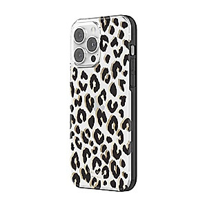 kate spade new york Protective Hardshell Case Compatible with Apple iPhone 14 Pro Max - City Leopard Black [KSIPH-225-CTLB]