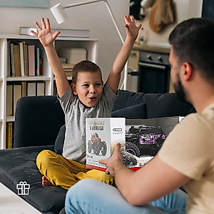 Songtai Remote Control Car, Purple Rc Truck 4x4 Off-Road Waterproof Function 360° Rotation, Suitable for Boys, Girls, Adult and Children's Toy