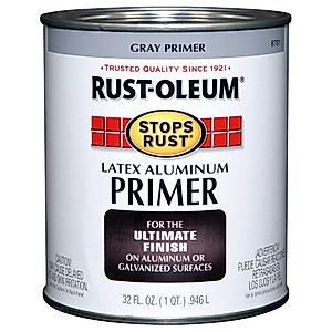 Rust-Oleum 8781502 Stops Rust Aluminum Flat Primer, 32 Fl Oz (Pack of 1)