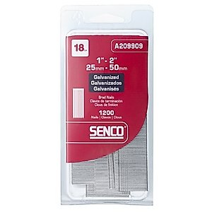 Senco A209909 18-Gauge-by-1-2-Inch Electro Galvanized Variety Pack Brads