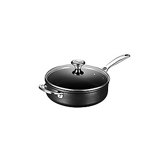 Le Creuset Toughened Nonstick PRO Saute Pan With Glass Lid, 4.25 qt.