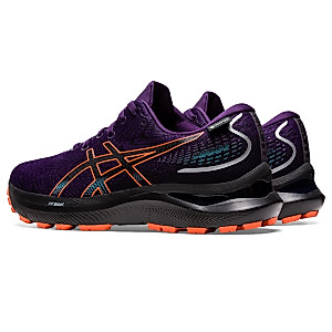 ASICS Women's Gel-Cumulus 24 GTX Running Shoes, 7.5, Night Shade/NOVA Orange