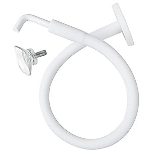 MYMOON HOME Front Load Washer Door Prop with Flexible Suction Cup and Magnetic Attachment, Improves Air Circulation to Reduce Odors, Fits Dryers and Dishwashers, Easy Install (White)