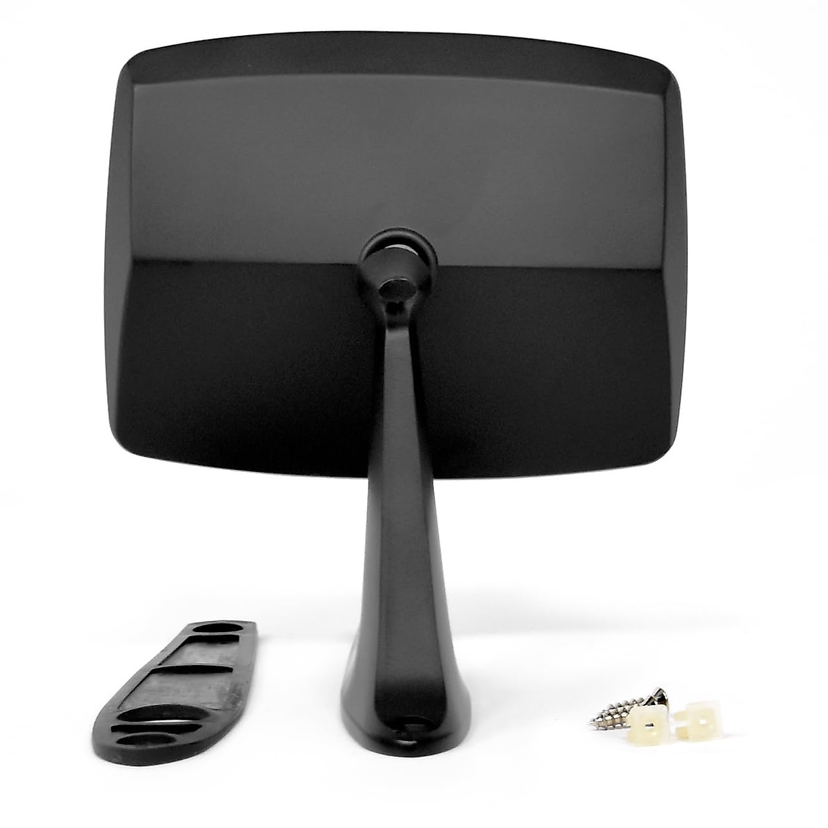 Outside Mirror Satin Black Passenger Side With Convex Glass For 1966-1979 Ford F-100 Pickup Truck