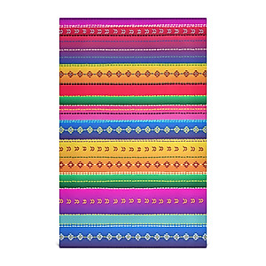 Kigai Kitchen Dish Towels Mexican Serape Stripes Soft Tea Towel Set of 4 Absorbent Dishcloths Hand Towels for Dish Clean Cloth 28" x 18"
