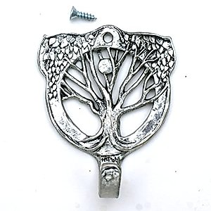 Tree of Life Wall Mounted Hook Hang Coat,Purse,Towel,Garden Tools, Keys, Scarves and More