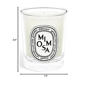 Diptyque Baies Roses Figuier Mimosa & Tubereuse 5 Piece Scented Candle Gift Set 35 Grams Each Limited Edition, White