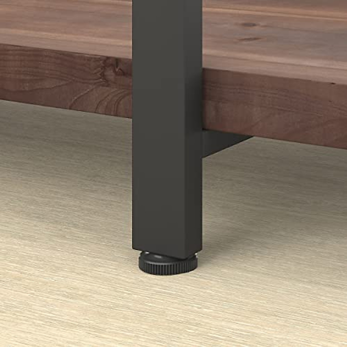 IBF 5 Tier Solid Wood Bookshelf, Industrial Natural Real Wood Metal Tall Bookcase, Modern Rustic Large Open Book Shelf Storage, Farmhouse Wide Etagere Bookcase for Office Living Bedroom, Rustic Gray