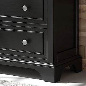 homestyles Black Bedford Four-Drawer Chest
