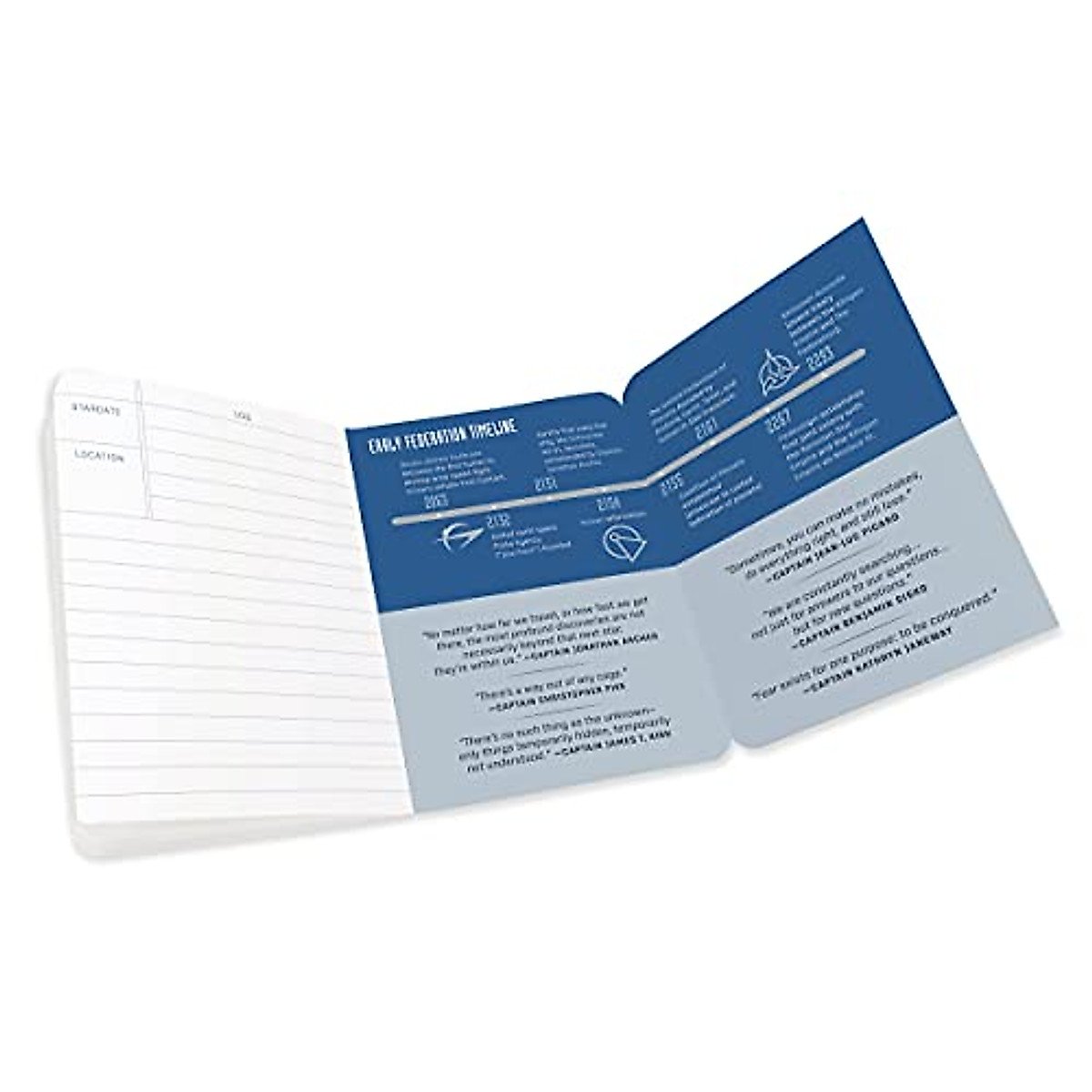 Star Trek Captain's Log Passport Sized Mini Notebook