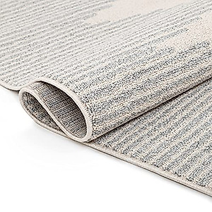 Well Woven Zella Grey Tribal Diamond Medallion (5'3" x 7'3") Area Rug