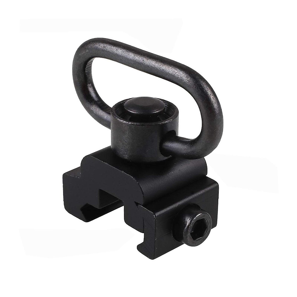 Xage QD Sling Swivel Mount - with Base Rail Mounted Push Button (Sling Attachment for Picatinny/Weaver)