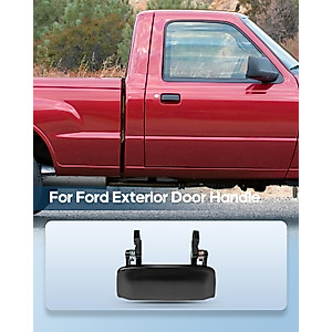 ECCPP Door Handle Exterior Outside Outer Front Driver Passenger Side for 2001-2011 for Ford Ranger