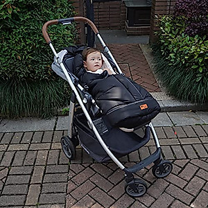 KZ Dotnz Winter Warm Stroller Footmuff, Waterproof Baby Stroller Bunting Bag, Centre and Botton Open for Easy in&Out, Universal Fit All Strollers, Pram