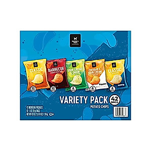 Member's Mark Potato Chips Variety Pack, 1 Ounce (Pack of 42)