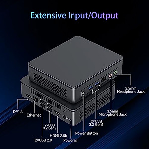 𝙞𝙣𝙩𝙚𝙡 NUC 11 Mini PC Celeron N5105 4 Cores 4 Threads Up to 2.9 GHz Mini Computer UHD Graphics Dual 4K and Mini PC Windows 11 Pro Ultra-Low Power 15W TDP (NUC11ATKC4) (Atlas 8GB+256GB)