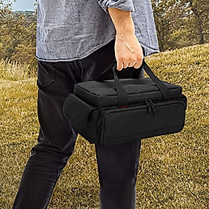 SAMDEW 4 Inch & 6 Inch Chainsaw Carry Case Only, Chainsaw Tool Storage Bag for 4 In Mini Chainsaw, Portable Chainsaw Accessories Case for 6 In Chainsaw Cordless (no Battery), Bag Only, Patented Design