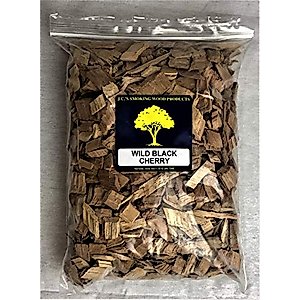 J.C.'s Smoking Wood Chips - 210 Cu Inch Gal Bag - Wild Black Cherry