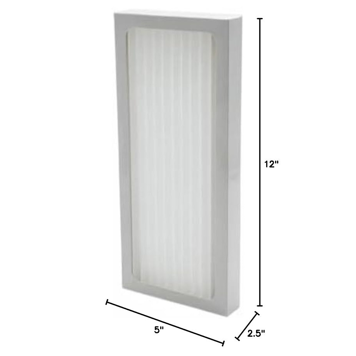 Can-Meageren 990051000 Replacement True HEPA Air Filter Compatible with Hamilton Beach TrueAir Compact Pet Air Purifiers 04383 04384 04385 04386, H13 High-efficiency Air Clean Dust,2-Pack