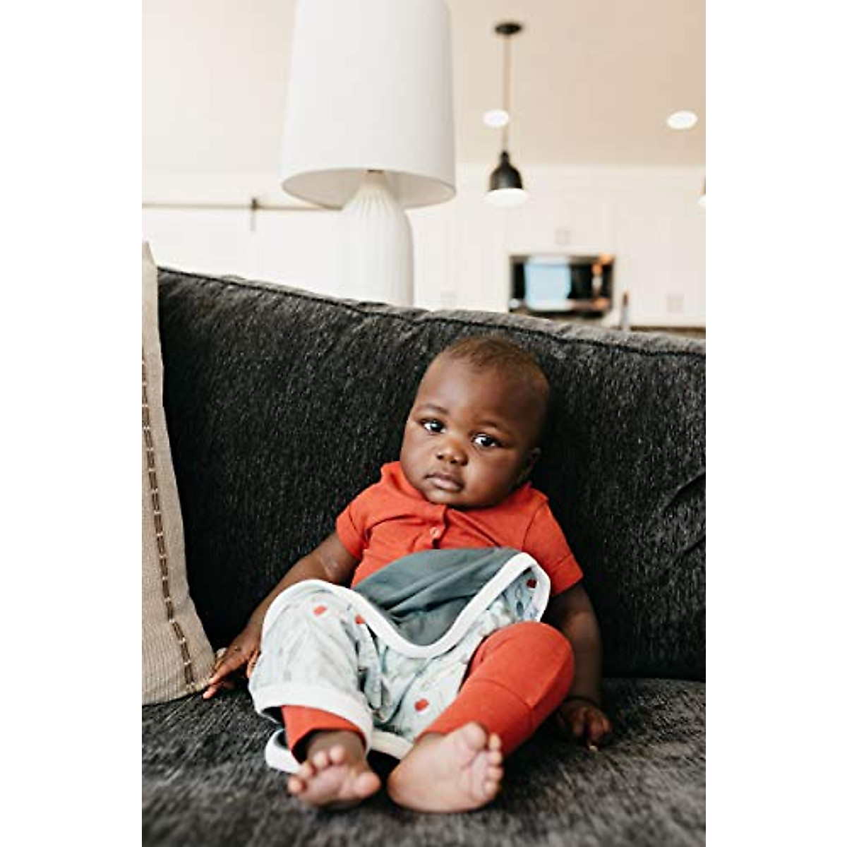 Copper Pearl Baby Security Blanket Set of 2 - Portable Size for Self-Soothing On-The-Go, Ideal Baby Blankets for Boys and Girls, Ultra-Soft, and Gift-Ready Loveys - Trout