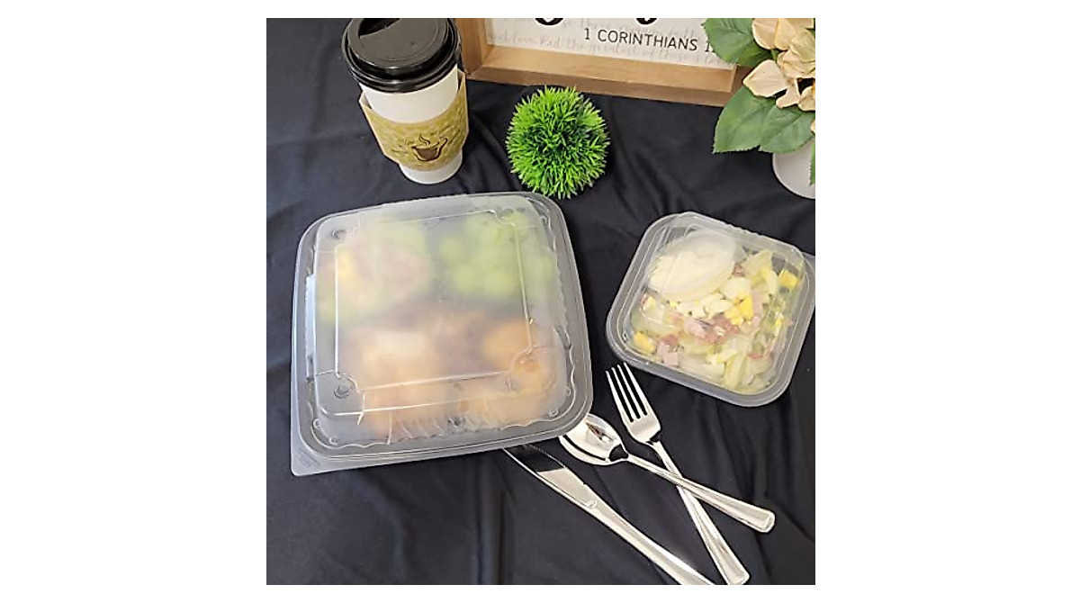 Ecopax 75 Sets PP Pebble Box - Eco-Friendly Food Containers