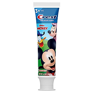 Crest Toothpaste 4.2 Ounce Kids Mickey Strawberry(124 milliliters) (2 Pack)