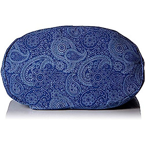 BTP! Thai Cotton Hippie Hobo Sling Crossbody Bag eco Friendly Shopping bag Paisley Print Large (SkyBlue PL42)