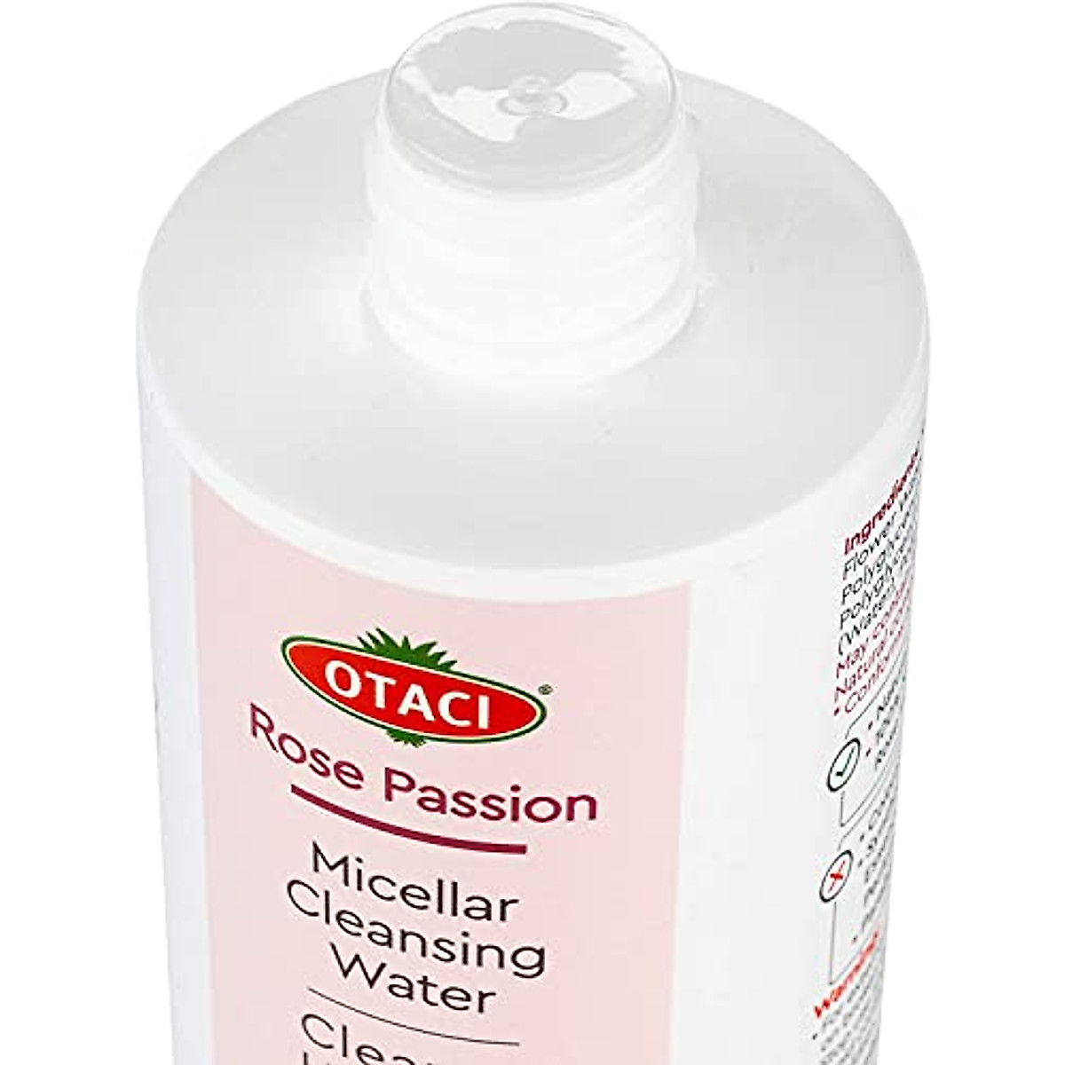 OTACI Rose Passion Micellar Cleansing Water, Face Cleansing Makeup Skin Remover Wash Rosewater Hydrating Moisturizer
