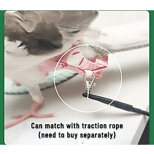 Bird Flight Suits Diapers, Parrot Flight Suits Diapers for Monk Parakeets, Cockatiels Flight Suits, Parrot Clothes, Bird Training Nappy Suit Liners Clothes (Medium,Yellow-A)