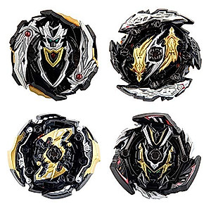 ROKK NOW Metal Fury Bey Battle Burst Gyro Attack with Starter Battle Arena, Launchers & Includes 4 Bay Battling Metal Gyro Bey Battle Top Blades for Adults, Boys & Girls