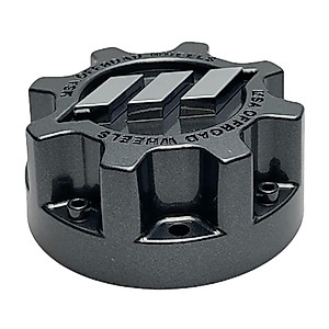 MSA Offroad Wheels BC-889 MSA-BAR-Cap-B Satin Black Center Cap Fits M27 Rage and M28 Ambush