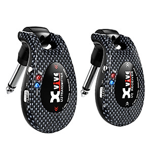Xvive U2 Guitar Wireless System Guitar Wireless Transmitter and Receiver 2.4GHz 4 Channels for Guitar,Electric Guitar,Bass,Violin