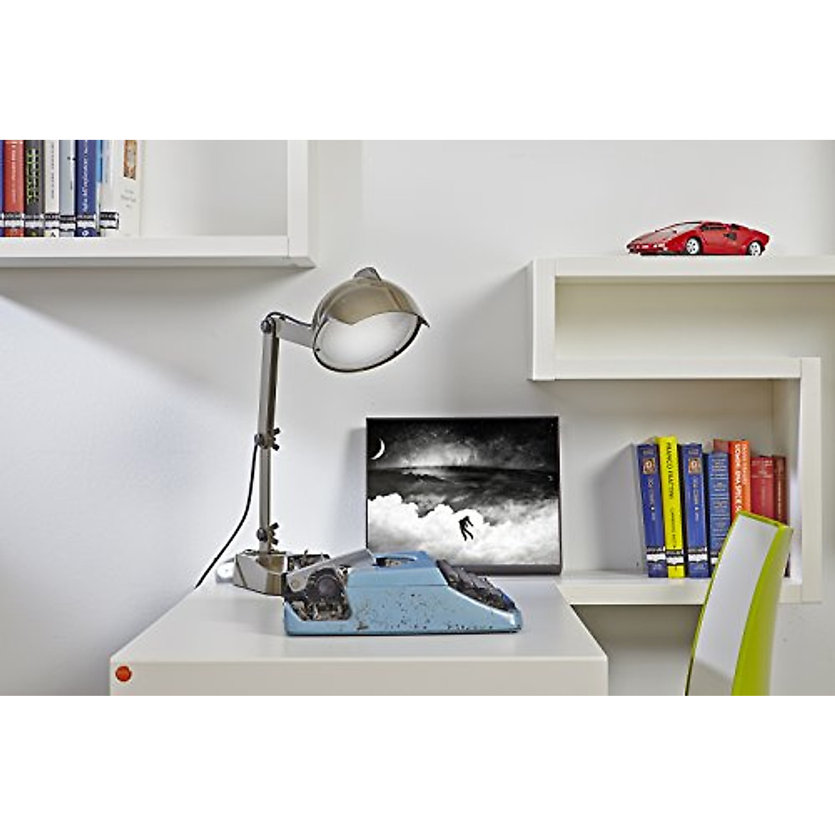 Lost in the World by Alex Cherry - Mini Art Block Print - 12 x 10 inches