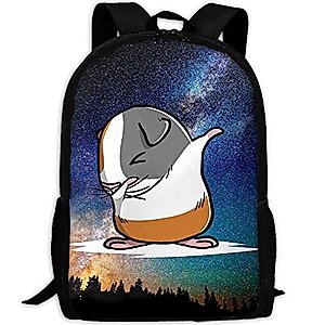 CYMO Funny Dabbing Guinea Pig Unique Outdoor Shoulders Bag Fabric Backpack Multipurpose Daypacks for Adult