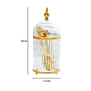 ＫＬＫＣＭＳ Tableware Holder, Utensil Holder with 5 Fork, Dessert Fork Holder, Coffee Spoon Dessert Fork Holder for Kitchen, Coffee, Bar, Home Decor , Clear