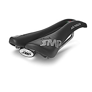 Smp SMP4Bike Men's 4Bike Stratos Saddles, Black, 26.6 x 13.1-cm