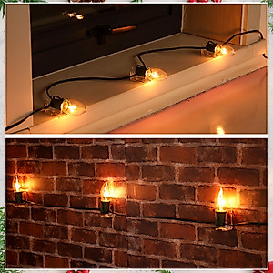 VIHOSE 100 Pcs Christmas Light Clips Clear Lighting Outlet Combo C Clips Waterproof Outside Gutter Clip Hooks Seasonal String Light Hooks for C9 or C7 Light Socket on Home Stair Christmas Decoration