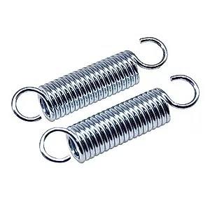 3-1/2inch Overall Length [3-1/4 Inside Hook to Hook] Recliner Sofa Chair Mechanism Tension Springs Replacement[Pack of 2] Silver
