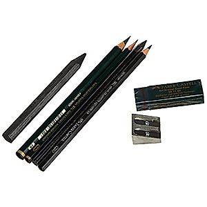 Faber-Castell PITT Graphite Master Set,Grey,7 Piece Set