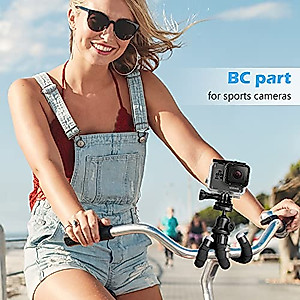 UBeesize Phone Tripod, Portable and Flexible Tripod with Wireless Remote and Clip, Cell Phone Tripod Stand for Video Recording