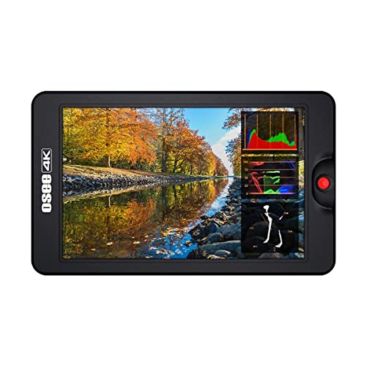 osee T7 7inch Upgraded Version 3000 Nits Ultra Bright Daylight Viewable FHD DSLR Camera Field Monitor 3D LUT HDR Support 4K HDMI Input & Output Including Ball Head AC Power Adaptor and D-tap Cable